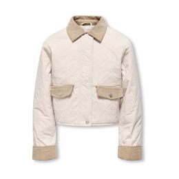 Only Girls Jacke 'KOGRosalina' M&auml;dchen Gr&ouml;&szlig;e 140 creme / camel