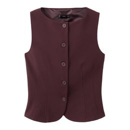 Mango Weste 'AVAY' Damen Gr&ouml;&szlig;e 44 bordeaux