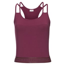 active by Lascana Lascana Active Top Damen Gr&ouml;&szlig;e L burgunder