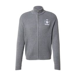 Hollister Strickjacke Herren Gr&ouml;&szlig;e L blau / grau / wei&szlig;