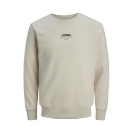 Jj Rebel Sweatshirt 'JREBLINO' Herren Gr&ouml;&szlig;e L beige / schwarz