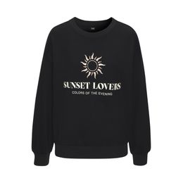 H.I.S. H.I.S Sweatshirt Damen Gr&ouml;&szlig;e L pastellgelb / schwarz