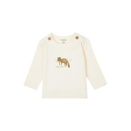 Noppies Shirt 'Gambo' Gr&ouml;&szlig;e 80 creme / camel / naturwei&szlig;