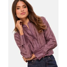 Lipsy Bluse Damen Gr&ouml;&szlig;e L mauve