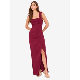Lipsy Kleid Damen Gr&ouml;&szlig;e 42 burgunder Winterkleid