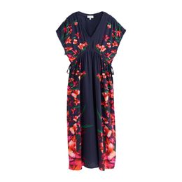 B By Ted Baker Strandkleid Damen Gr&ouml;&szlig;e 38 navy / gr&uuml;n / orange / pink