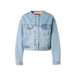 Levi's Levi's 'Collarless Shrunken '90s Trucker Jacket' Damen Gr&ouml;&szlig;e XS blue denim