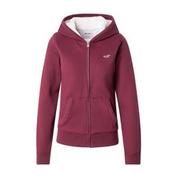 Hollister Sweatjacke 'NOV1' Damen Gr&ouml;&szlig;e XL burgunder