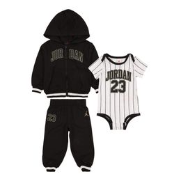 Jordan Set Jungen Gr&ouml;&szlig;e 92 mokka / schwarz / wei&szlig;