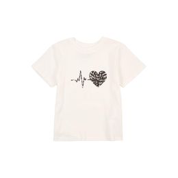 ABOUT YOU T-Shirt 'Dakota' M&auml;dchen Gr&ouml;&szlig;e 134/140 braun / schwarz / offwhite