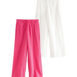 next Hose Damen Gr&ouml;&szlig;e 36 pink / wei&szlig;