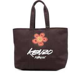 Kenzo Shopper & Totes - Cotton Shopper Bag With Bold Graphics - Gr. unisize - in Schwarz - f&uuml;r Damen