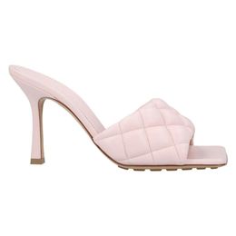 Bottega Veneta Slipper & Pantoletten - Padded Mule Pink - Gr. 37 (EU) - in Rosa - f&uuml;r Damen