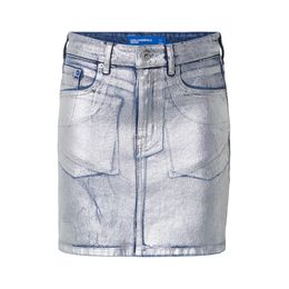 KARL LAGERFELD JEANS Rock Damen Gr&ouml;&szlig;e 42 blau / silber