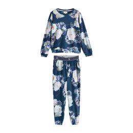 B By Ted Baker Pyjama Damen Gr&ouml;&szlig;e XS marine / pastellblau / pastellgr&uuml;n / pastellpink Winterkleid