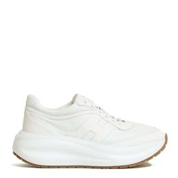 Hogan Low-Top Sneaker - White Sneakers With Suede Upper - Gr. 37 (EU) - in Wei&szlig; - f&uuml;r Damen