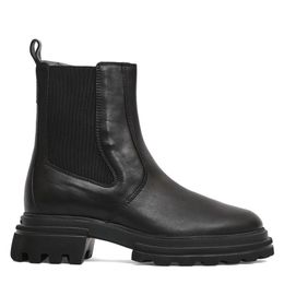 Hogan Stiefel - Smooth Leather Chelsea Boots - Gr. 35 (EU) - in Schwarz - f&uuml;r Damen