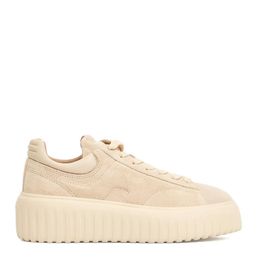 Hogan Low-Top Sneaker - H Stripes Cam Beige Sneakers - Gr. 39,5 (EU) - in Beige - f&uuml;r Damen