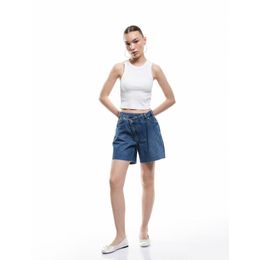 KOTON Shorts Damen Gr&ouml;&szlig;e 32/33 blue denim