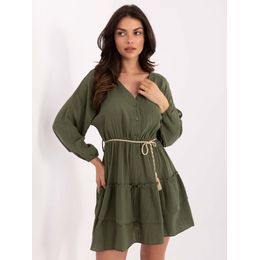 Madnezz House Dress 'A5079.27' female Green size XXS