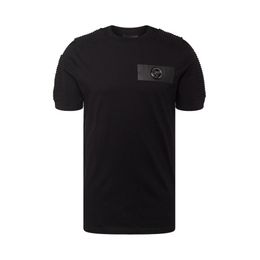 Plein Sport T-Shirt Herren Gr&ouml;&szlig;e S stone / schwarz