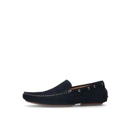 Manfield Mokassin Herren Gr&ouml;&szlig;e 41 navy / silber