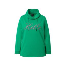Ulla Popken Sweatshirt female Green size 62-64