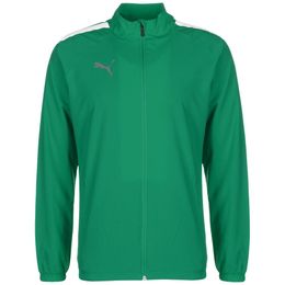 Puma Trainingsjacke 'TeamLiga' Herren Gr&ouml;&szlig;e L grau / gr&uuml;n / wei&szlig;