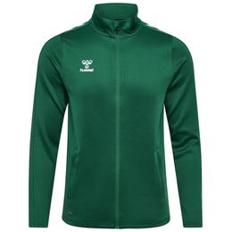 Hummel Sportsweatjacke 'CORE XK POLY' Damen Gr&ouml;&szlig;e XXL tanne / wei&szlig;