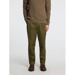 Selected Bundfaltenhose Herren Gr&ouml;&szlig;e 50 gr&uuml;n