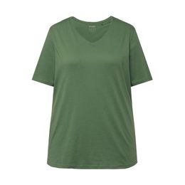 Ulla Popken Pajama Shirt female Green size 42-44