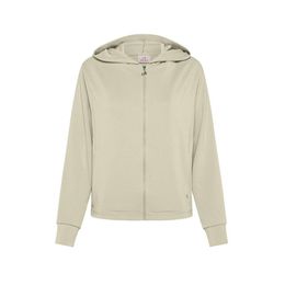Deha Zip-Up Hoodie female Beige size XS