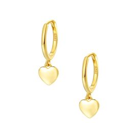Hey Happiness Earrings 'Heart Huggie' female Gold size One Size