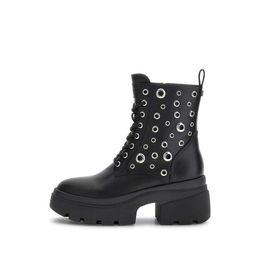 Guess Schn&uuml;rstiefelette 'Yarinie' Damen Gr&ouml;&szlig;e 35 schwarz Winterschuhe