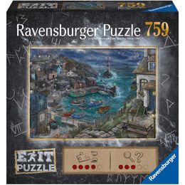 Ravensburger Kinder Puzzle "Das Fischerdorf", bunt, B:70cm H:50cm, Puzzles, Made in Germany
