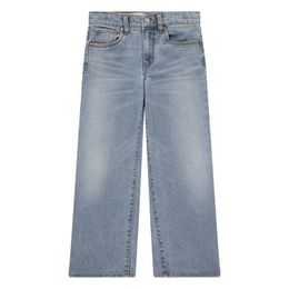 LEVI'S KIDS M&auml;dchen Weite Jeans "LVG WIDE LEG JEANS", blau, Gr. 6, Denim/Jeans, Obermaterial: 69% Baumwolle, 30% Polyester, 1% Elasthan, Jeans, for