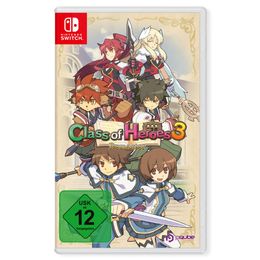 pqube Spielesoftware "Class of Heroes 3 Remaster", Nintendo Switch, transparent, Spielesoftware