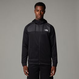 The North Face Herren Fleecejacke "Reaxion Fleece Kapuzenpulli mit durchgehendem RV f&uuml;r Herren", schwarz, Gr. XL, Obermaterial: 100% Polyester.
