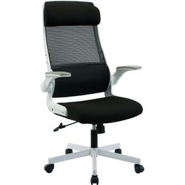 B&uuml;rostuhl OTTO HOME, B:68cm H:119cm T:72cm, schwarz, St&uuml;hle, "Menton, ergonomischer Schreibtischstuhl", inkl. Kopfkissen, Lendenwirbelst&uuml;tze,