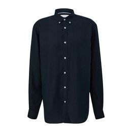 s.Oliver Men Tall Sizes Button Up Shirt male Blue size 2XT