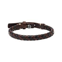Fossil Armband Herren Gr&ouml;&szlig;e One Size braun / schwarz