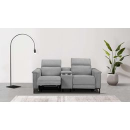 2-Sitzer OTTO HOME, B:195cm H:97cm T:99cm, grau, Webstoff 100% Polyester, Sofas, "LUND, Kinosofa, Relaxfunktion, TV-Sessel, manuell/elektrisch