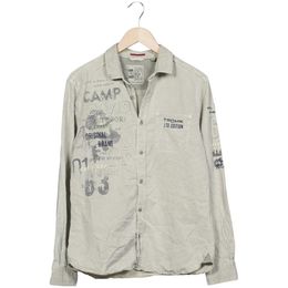 CAMP DAVID Hemd Herren Gr&ouml;&szlig;e S Second Hand beige