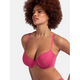 Dorina Damen B&uuml;gel-BH, Gr. 70, beige, Obermaterial: 60% Polyamid, 31% Polyester, 9% Elasthan, unifarben, BHs, Curves mit gepolsterten Cups