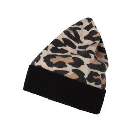 Zwillingsherz Beanie male Beige size One Size