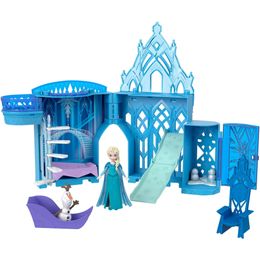 Mattel Kinder Spielwelt "Disney Die Eisk&ouml;nigin Kleine Puppen Elsa Stapelschloss", bunt, Kunststoff, Spielfigurenwelten