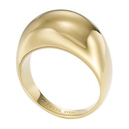 Fossil Ring Damen Gr&ouml;&szlig;e 56 gold
