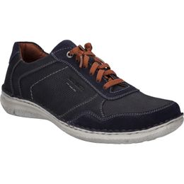 Josef Seibel Herren Schn&uuml;rschuh "Anvers 97, indigo-kombi", Gr. 40, blau, Obermaterial: 100% Rindsleder Leather cow., Schuhe