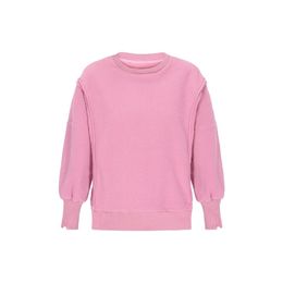 swirly Sweatshirt Damen Gr&ouml;&szlig;e XL pink