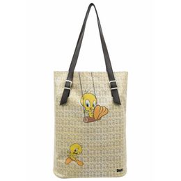 DOGO Damen Umh&auml;ngetasche "Tall Bag Damen Schultertasche Koala Hug Damen Schultertasche", gelb, Lacklederimitat, Taschen, Handgefertigt